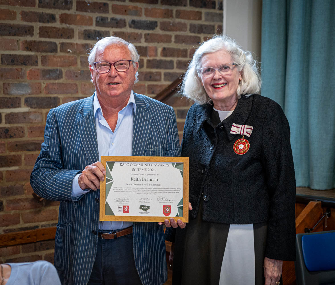 KALC Community Awards for Bethersden Councillors Brannan and Mitchell ...